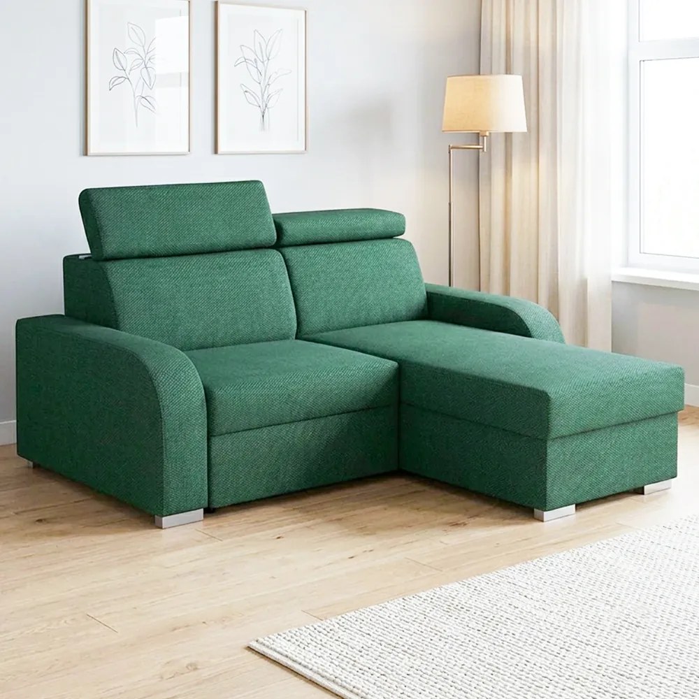 Malá sedací souprava OSLO L | 185x170 | nerozkládací se 2 úložnými prostory | VÝBĚR TKANIN