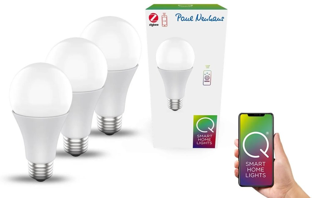 PAUL NEUHAUS Q-LED žárovka, RGB, CCT, Smart Home, E27 RGB PN 7550-3