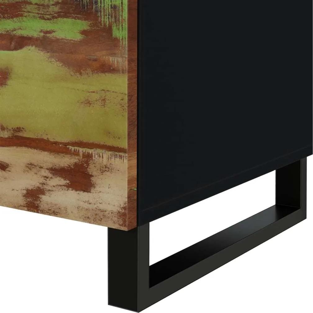 vidaXL Konferenční stolek 80 x 50 x 40 cm masivní mangovník a kompozit [350638] Barva: Světlé dřevo