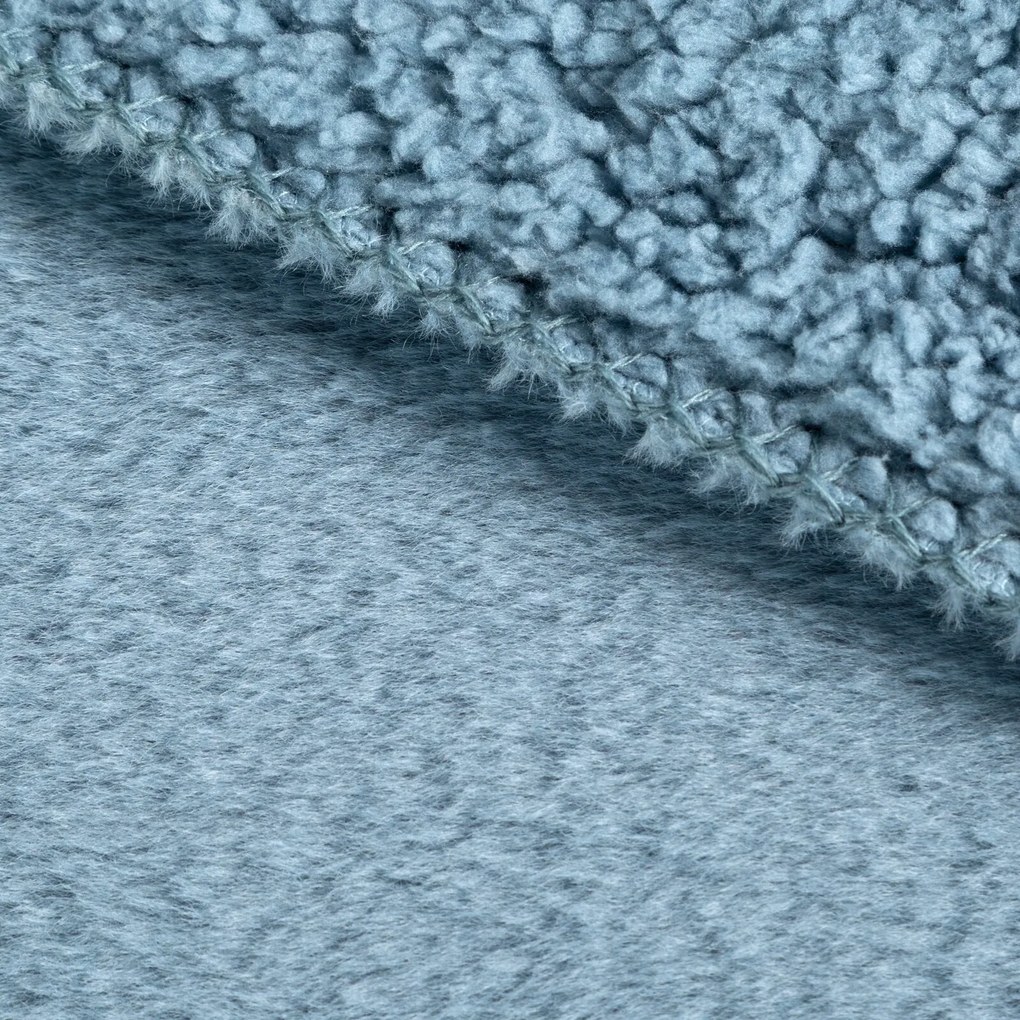 PŘEHOZ NA POSTEL NINA 170X210 CM SVĚTLEMODRÝ