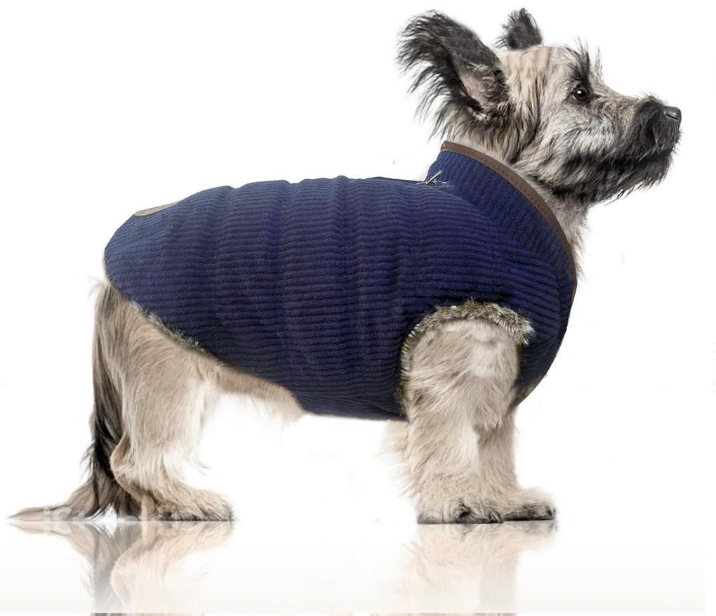 MILK&PEPPER Oboustranný kabát pro psy Aksel Velikost: 35