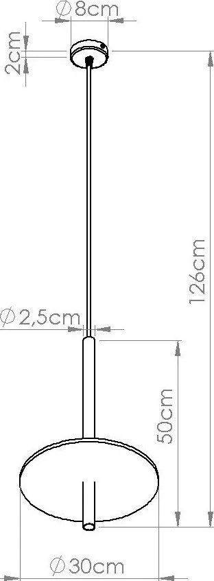 Černé/béžové kovové závěsné svítidlo ø 30 cm Rilu – Sollux