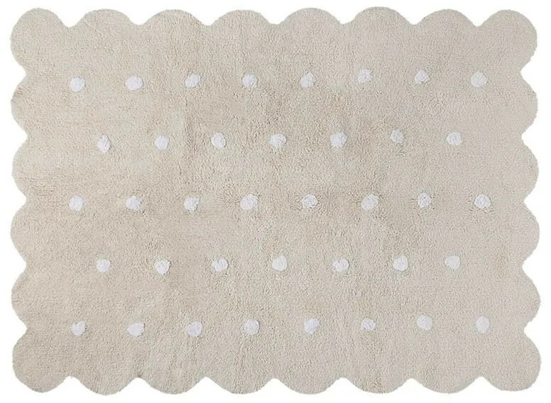 Lorena Canals bavlněný koberec béžový, sušenka - Biscuit