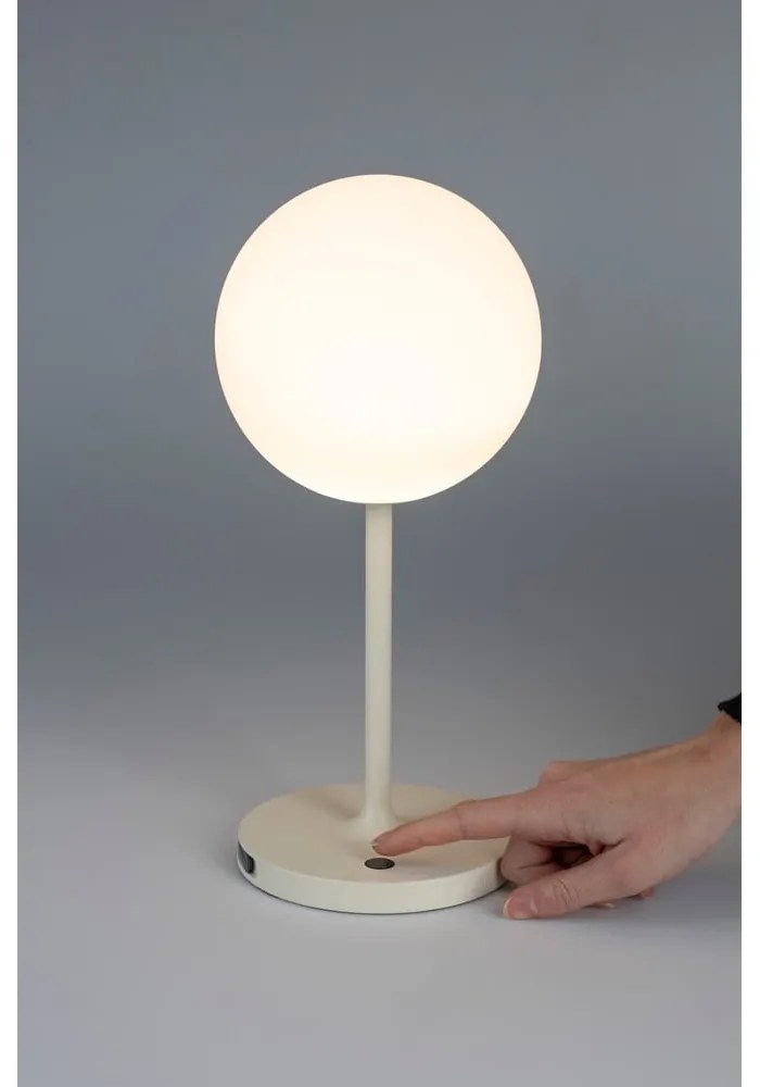 Krémová stmívatelná stolní lampa (výška 33 cm) Hub – White Label