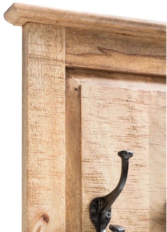 furniture-nabytek.cz - Masivní šatní panel Carino z mangového dřeva, lakovaný, přírodní barva