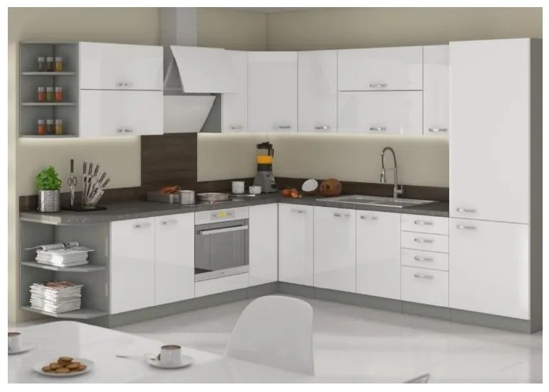 Nábytek Elegance Kuchyňská linka BLANKA - volitelná sestava skříněk