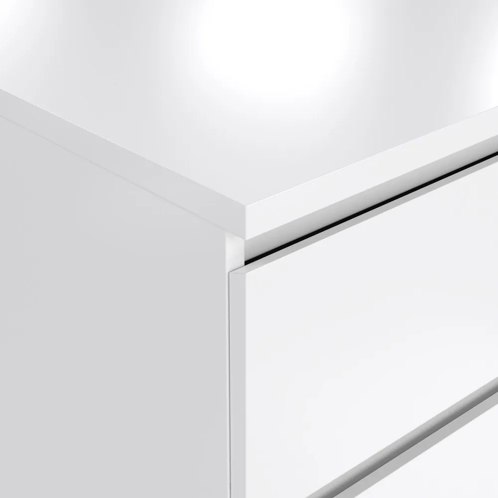 Bílá komoda 154x76x50 cm Naia – Tvilum
