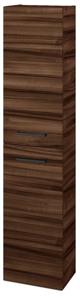 Dřevojas Skříň vysoká DOOR SV1D2 35 Varianta: D08 Wenge / Úchytka T02 / D08 Wenge / Pravé