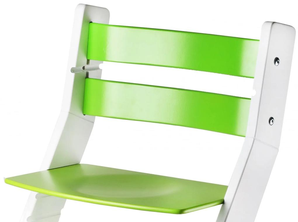 Wood Partner Rostoucí židle Sandy - bílá / zelená