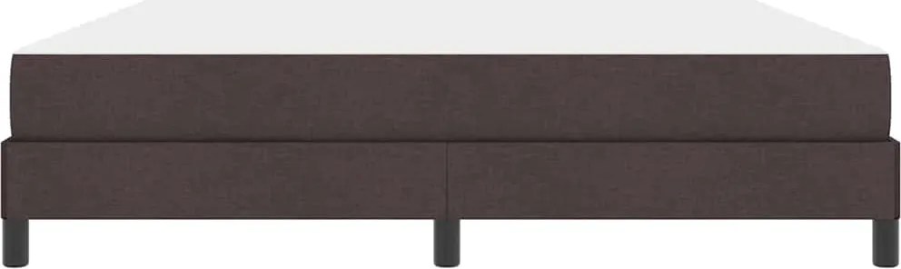 Postel s boxspringem Tmavě hnědá 180 x 200 cm textil 3398510