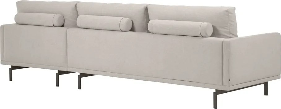 Béžová rohová pohovka Kave Home Galene, pravý roh, 254 cm