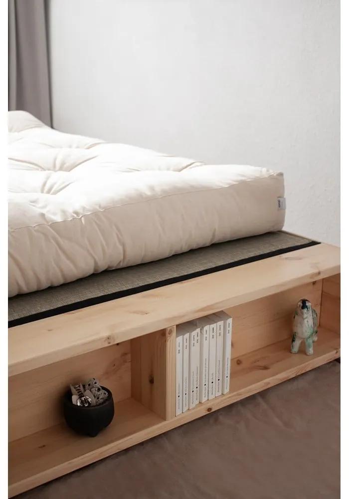 Dvoulůžková postel z borovicového dřeva s roštem 180x200 cm Ziggy – Karup Design
