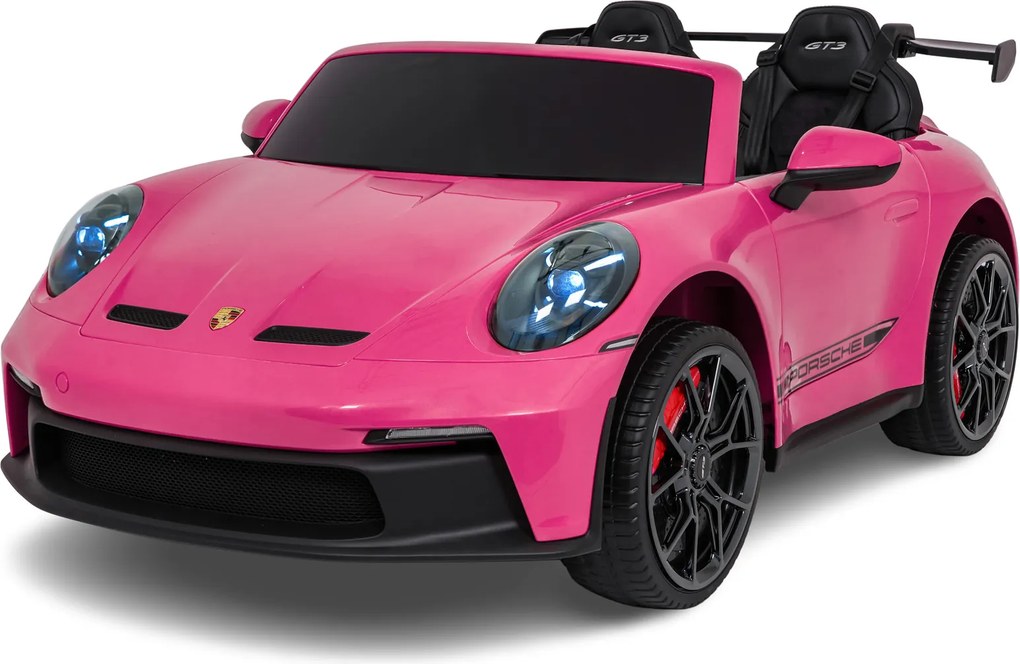Ramiz Dětské závodní auto Porsche 911 GT3 STRONG MP4 růžové