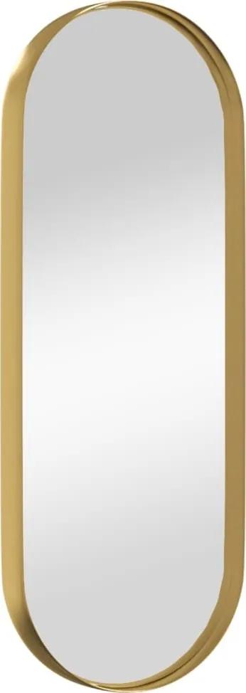 vidaXL Nástěnné zrcadlo 15 x 40 cm oválné [344935] Barva: zlatá