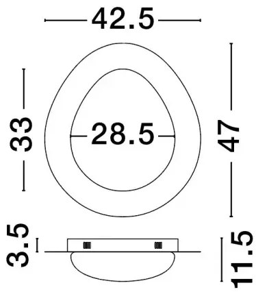 Designové stropní svítidlo Nimbus 47