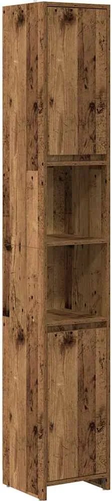 4dílná koupelnová sestava old wood kompozitní dřevo 3328555
