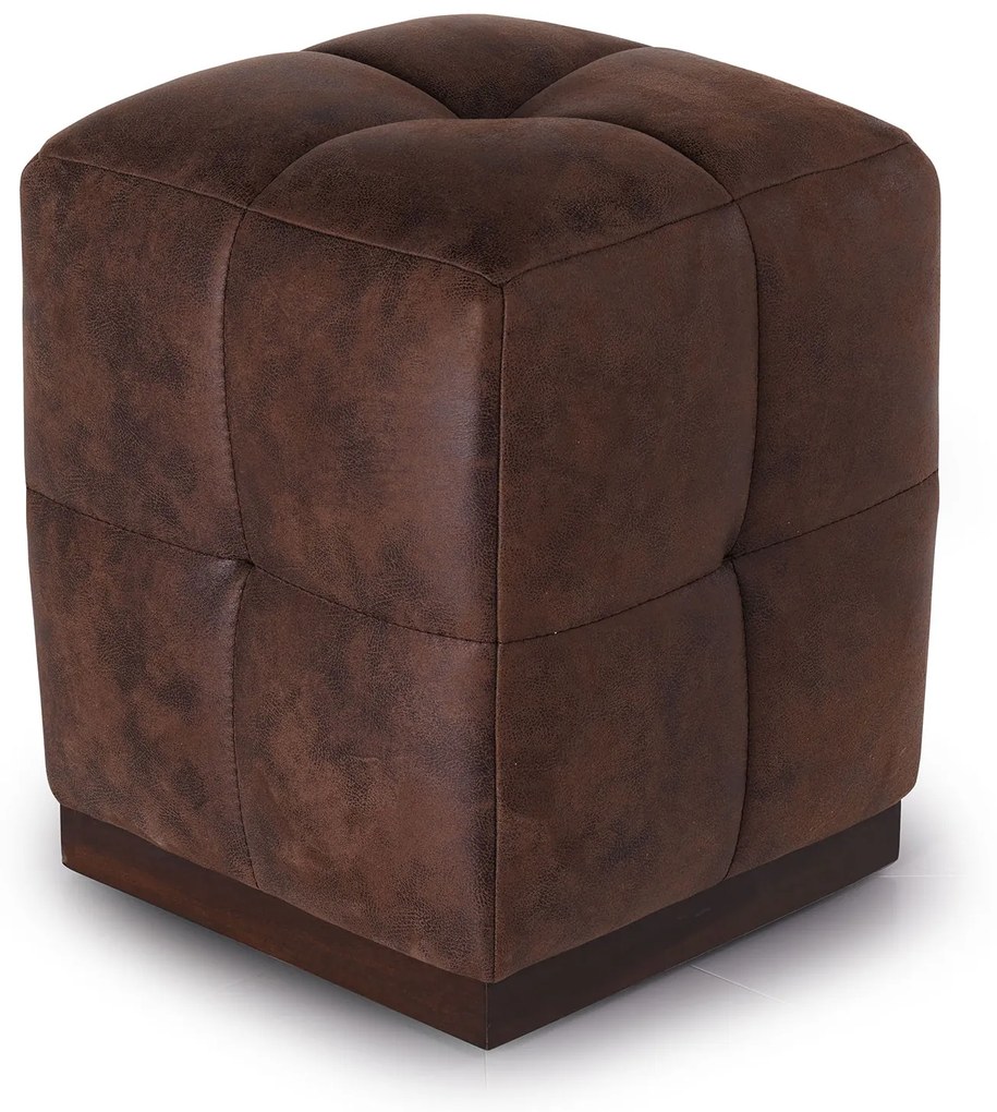 Atelier del Sofa Taburet Chocolate Small Pouf, Hnědá