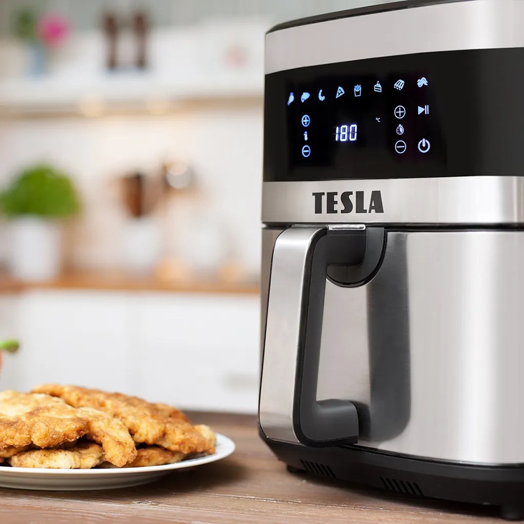 TESLA AirCook Q60 XL - multifunkční digitální horkovzdušná fritéza