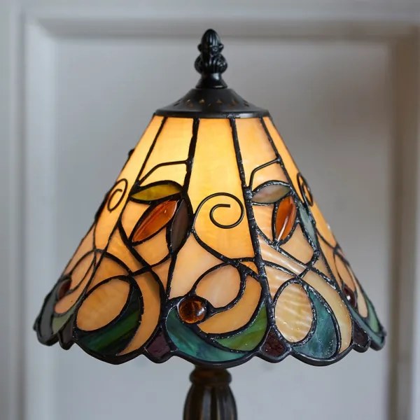 Endon 64196 - Stolní lampa Tiffany JAMELIA 1xE14/40W/230V pr. 20 cm