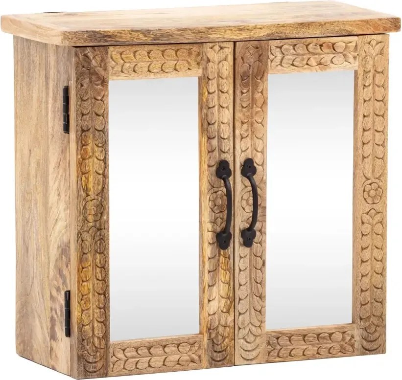 furniture-nabytek.cz - Masivní zrcadlová skříňka Santoro z Holz - Mango, povrchová úprava, přírodní