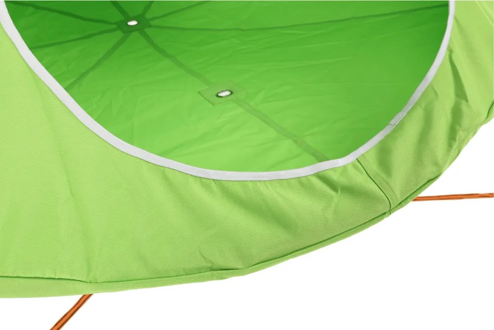 Závěsné houpací křeslo, zelená, KLORIN NEW KLASIK CACOON HAMMOCK