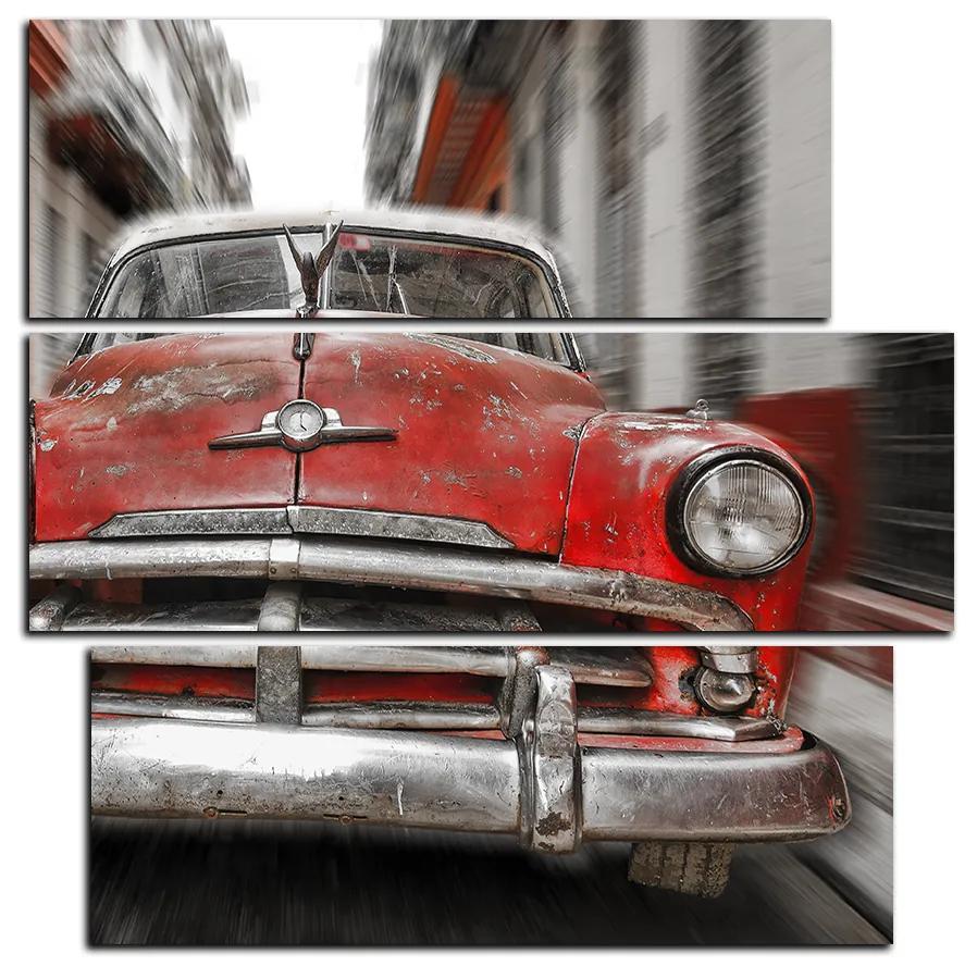 Obraz na plátně - Klasické americké auto - čtverec 3123FD (105x105 cm)