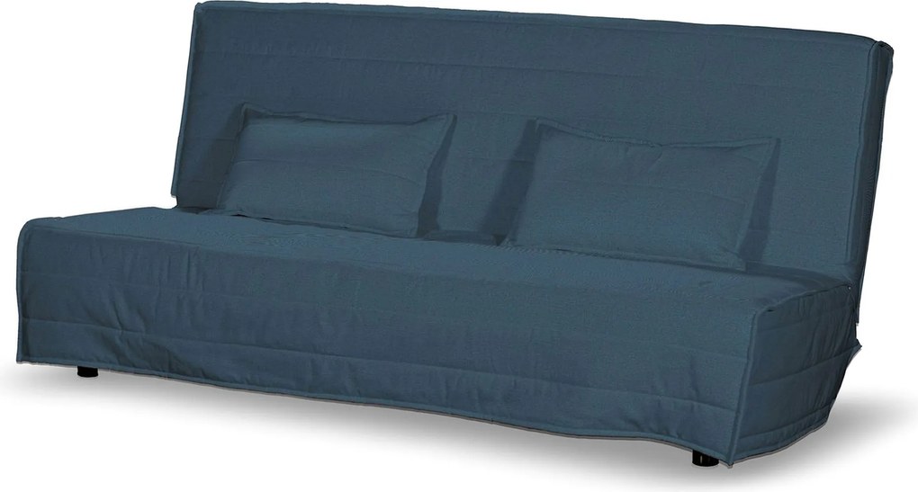 Potah na pohovku IKEA  Beddinge , dlouhý barva modrá látka pletený vzor