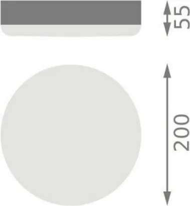 LED svítidlo s pohybovým čidlem LEDVANCE SF Circular Slim 19W 3000K 200mm IP65 4099854102554