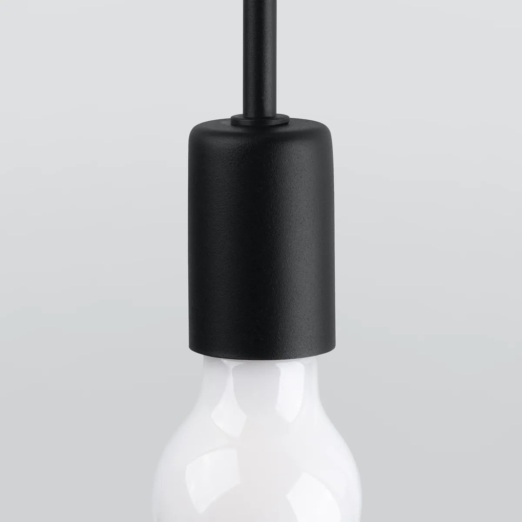 Sollux Lighting Nástěnné svítidlo LEVAR Černá
