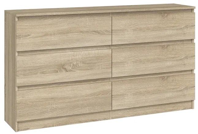 TPS Komoda MALVA M6 140 cm - Dub sonoma
