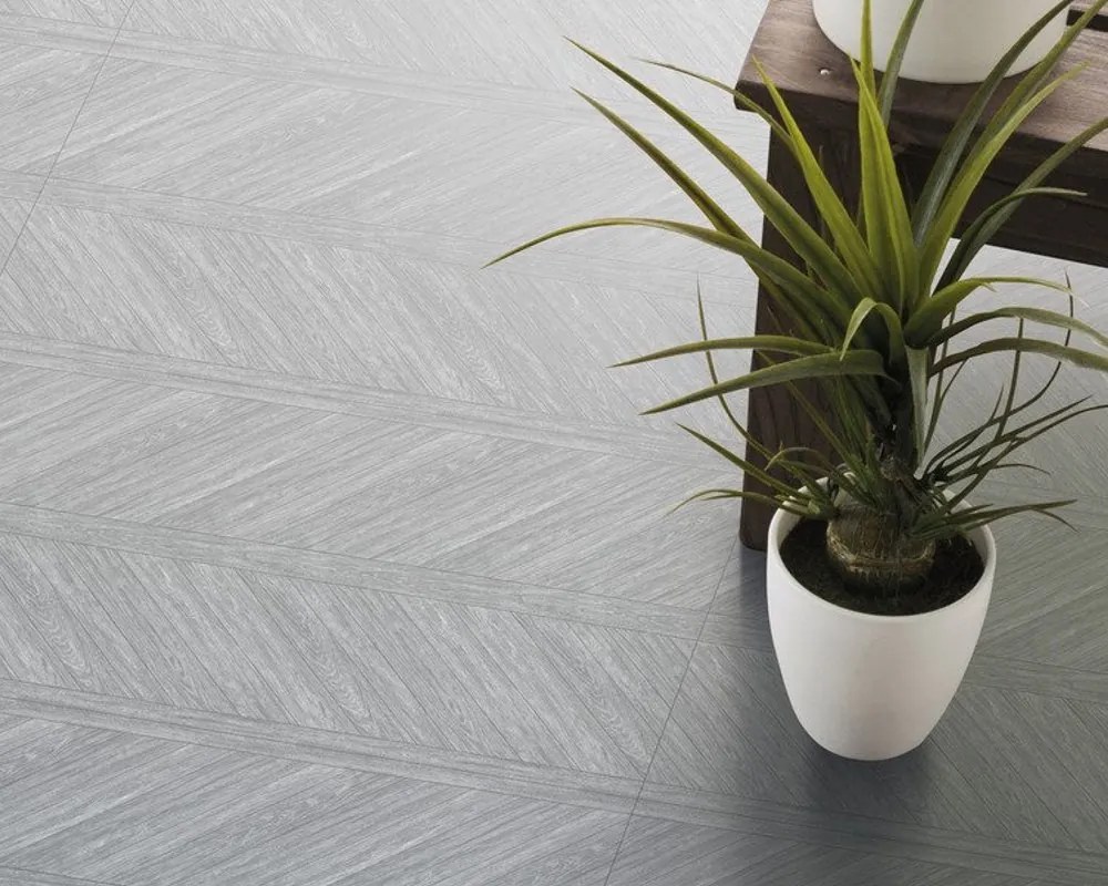 d-c-fix floor 274-5500 Samolepicí PVC podlaha šedé dřevo, parkety 1,1 m² (rozměr dlaždice 30,5 x 61 cm)