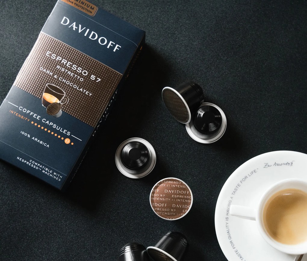 Tchibo - Davidoff Café Espresso 57 Ristretto – 10 x 10 kapslí - Intenzita: 11/12