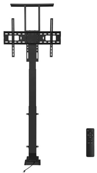 MK FLORIA MKF-19DM648 - Stojací držák pro TV 37-65" černá + dálkové ovládání