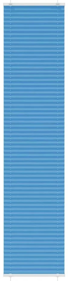 Plisovaná roleta modrá 45x200 cm Šířka látky 44,4 cm Polyester
