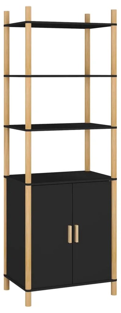 Skříň highboard černá 60x40x173 cm kompozitní dřevo