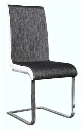Výprodej Jídelní židle MAKO antracit / bílá