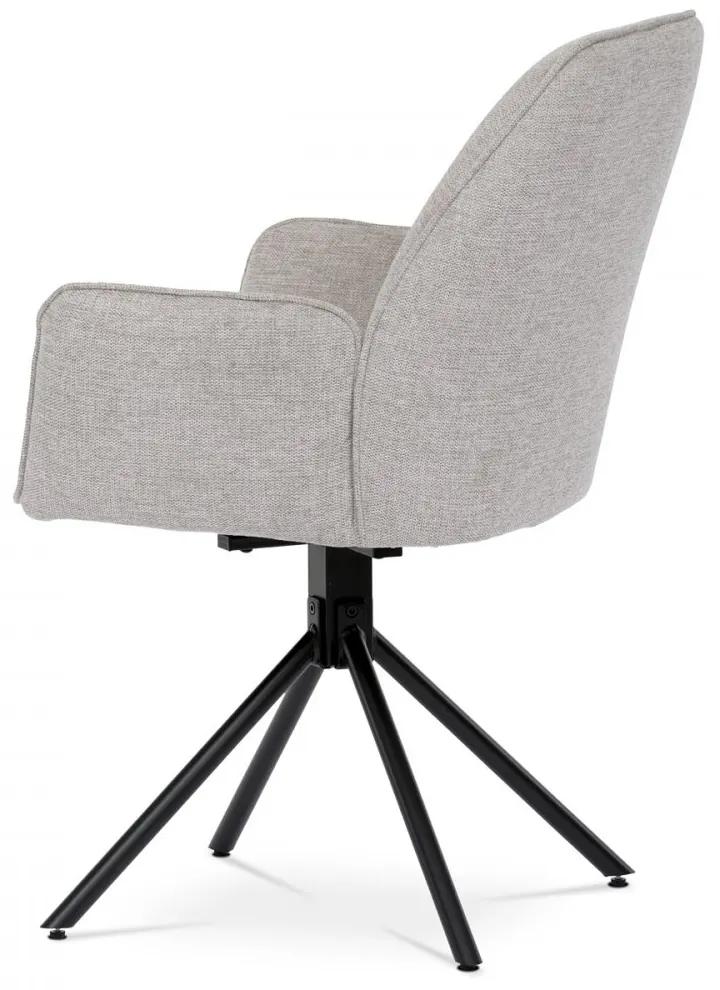 Jídelní otočná židle Autronic HC-522 — Šedá