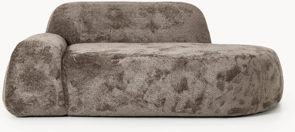 Pohovka z plyšového bouclé Wolke, 2místná