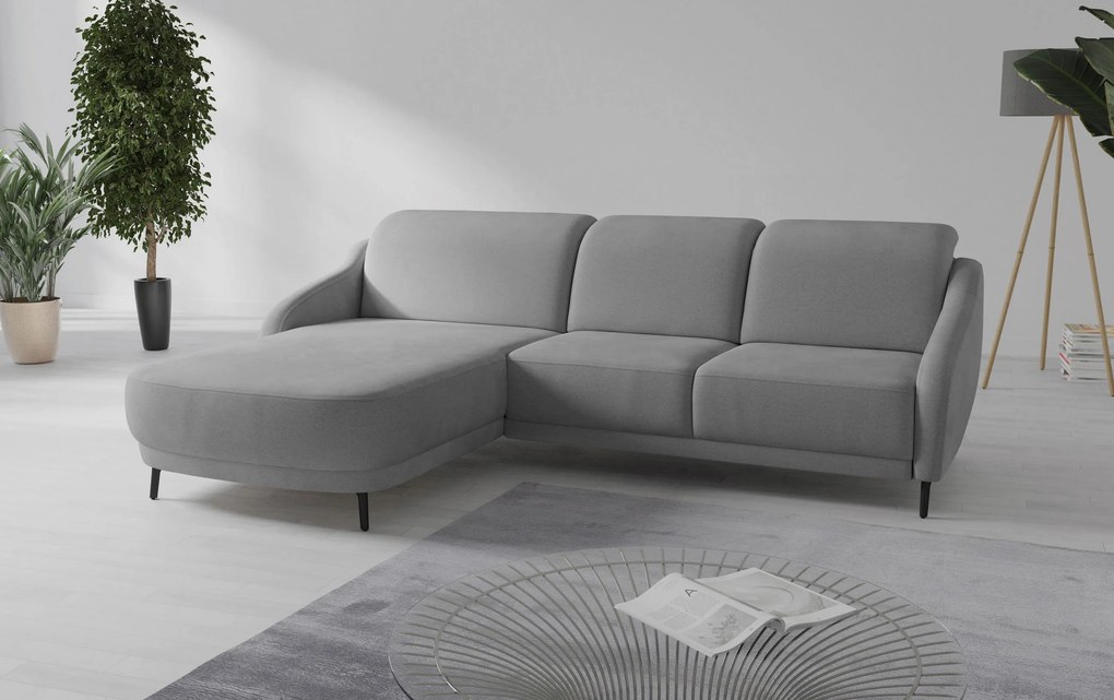 XXXLutz ROHOVÁ SEDAČKA, textil, šedá Sit & More - Sedací soupravy - 000144024133