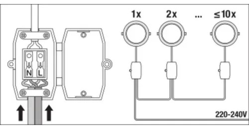 LED podhledové svítidlo LEDVANCE Slim Round 155mm 12W/4000K neutrální bílá AKCE 5+1