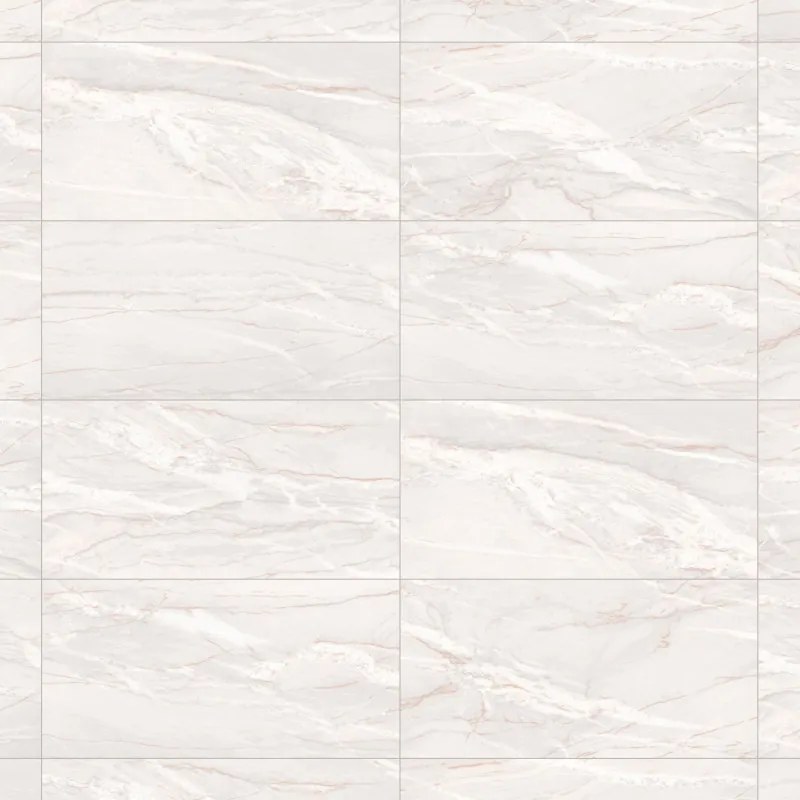Mexen Resh Bianco glazovaný rekt. G1, podlahová a stěnová dlaždice 120 x 60 cm, lesk - TL143-120-060-00