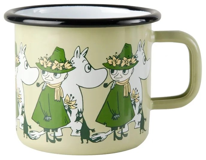 Hrnek Moomin Friends 0,37l, zelený