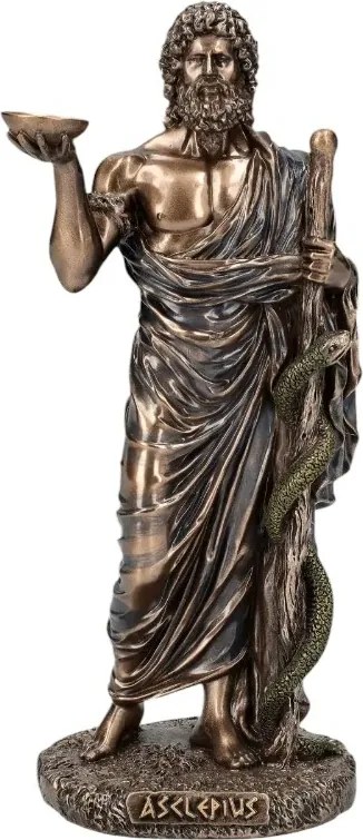 Asklépios – bůh lékařství a uzdravování figurka Veronese WU78205A4