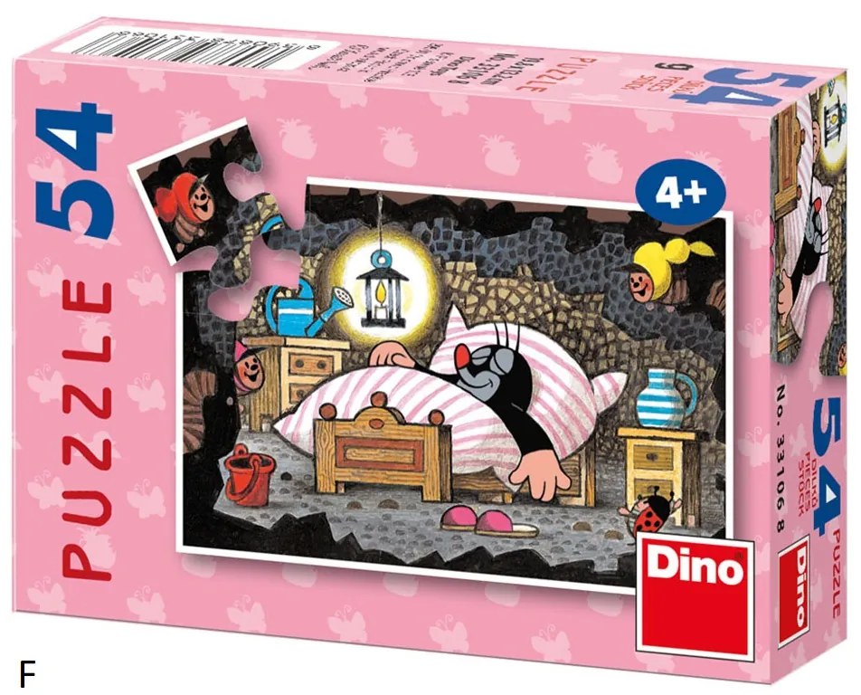 Dino Papírové puzzle Krteček 54 dílků