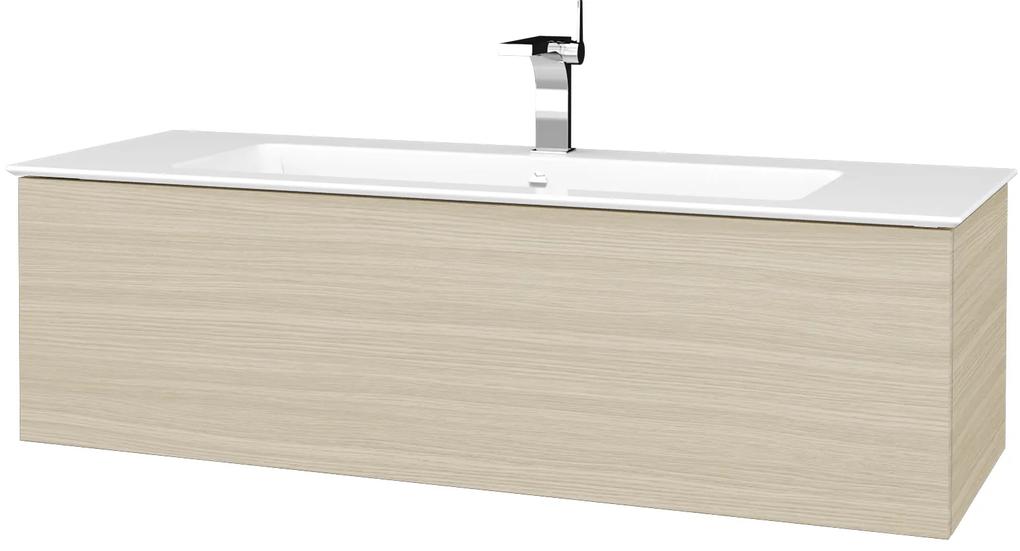 Dřevojas Koupelnová skříň VARIANTE SZZ 120 (umyvadlo Pura) Varianta: N01 Bílá lesk / N03 Graphite