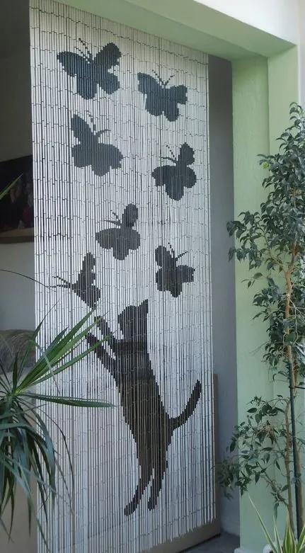 Feudální Hranice Transparentně bambusové závěsy na dvere Rozlišovat  Řemeslník léto