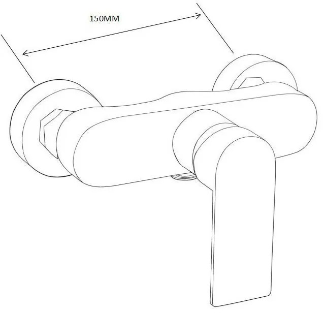 Mexen Erik sprchový set s dešťovou sprchou a sprchovou baterií Royo, chromová, 72240205-00