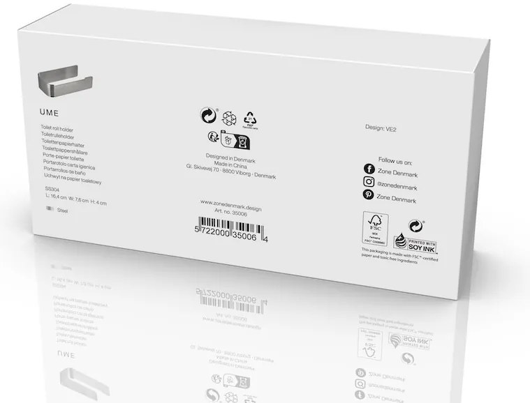 Zone Denmark Držák na toaletní papír Ume Steel
