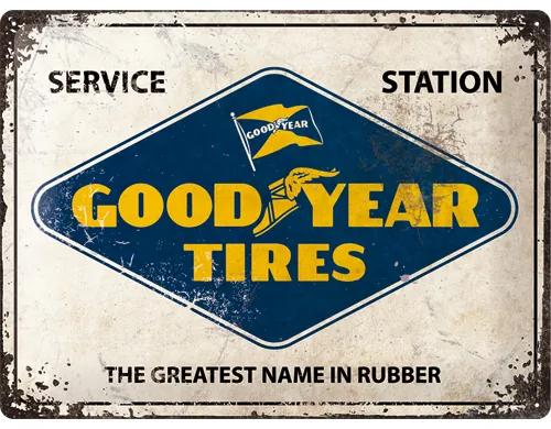 Postershop Plechová cedule: Good Year Tires (Service Station) - 30x40 cm