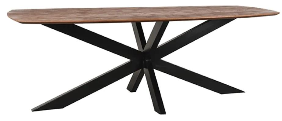LABEL51 Jídelní stůl Zane - Espresso - mangové dřevo